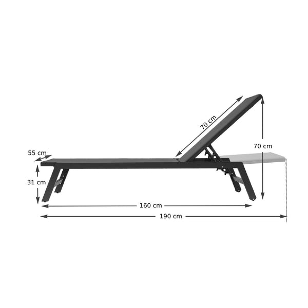 Juego de Reposeras Aluminio Blanco X2 Midtown – Keter Chile